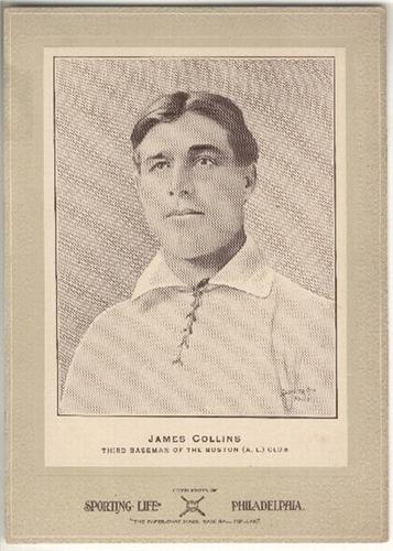 Jimmy Collins 1902 W600 Cabinet Photo Baseball Card