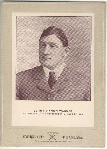 Honus Wagner 1902 W600 Cabinet Photo Baseball Card