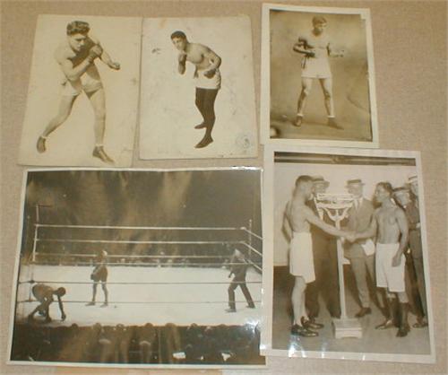 Boxing photographs 1916 - 1921