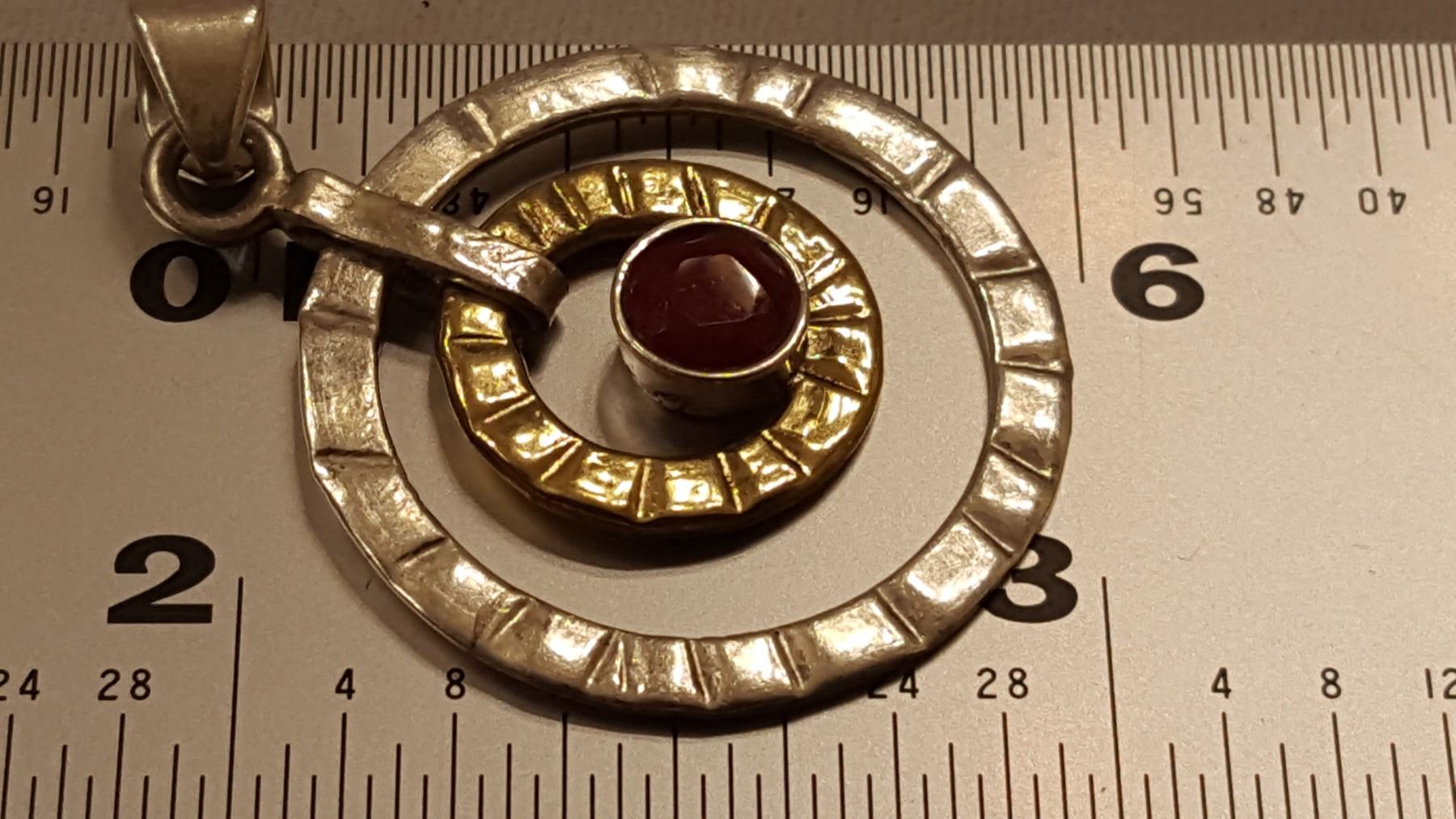 OUTSTANDING 1 CT RUBY PENDANT