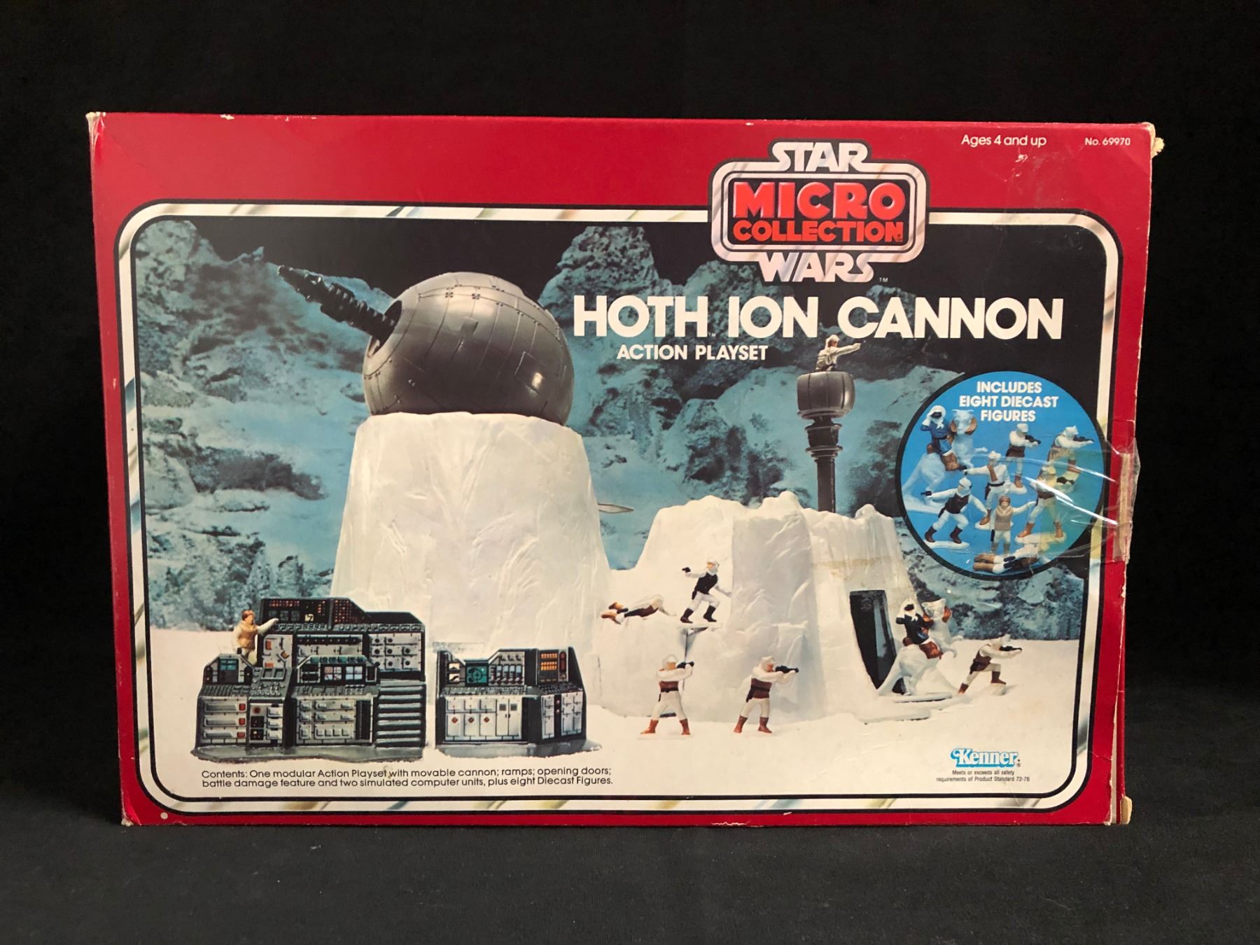 STAR WARS MICRO COLLECTION - 1982 - HOTH ION CANNON ACTION PLAYSET