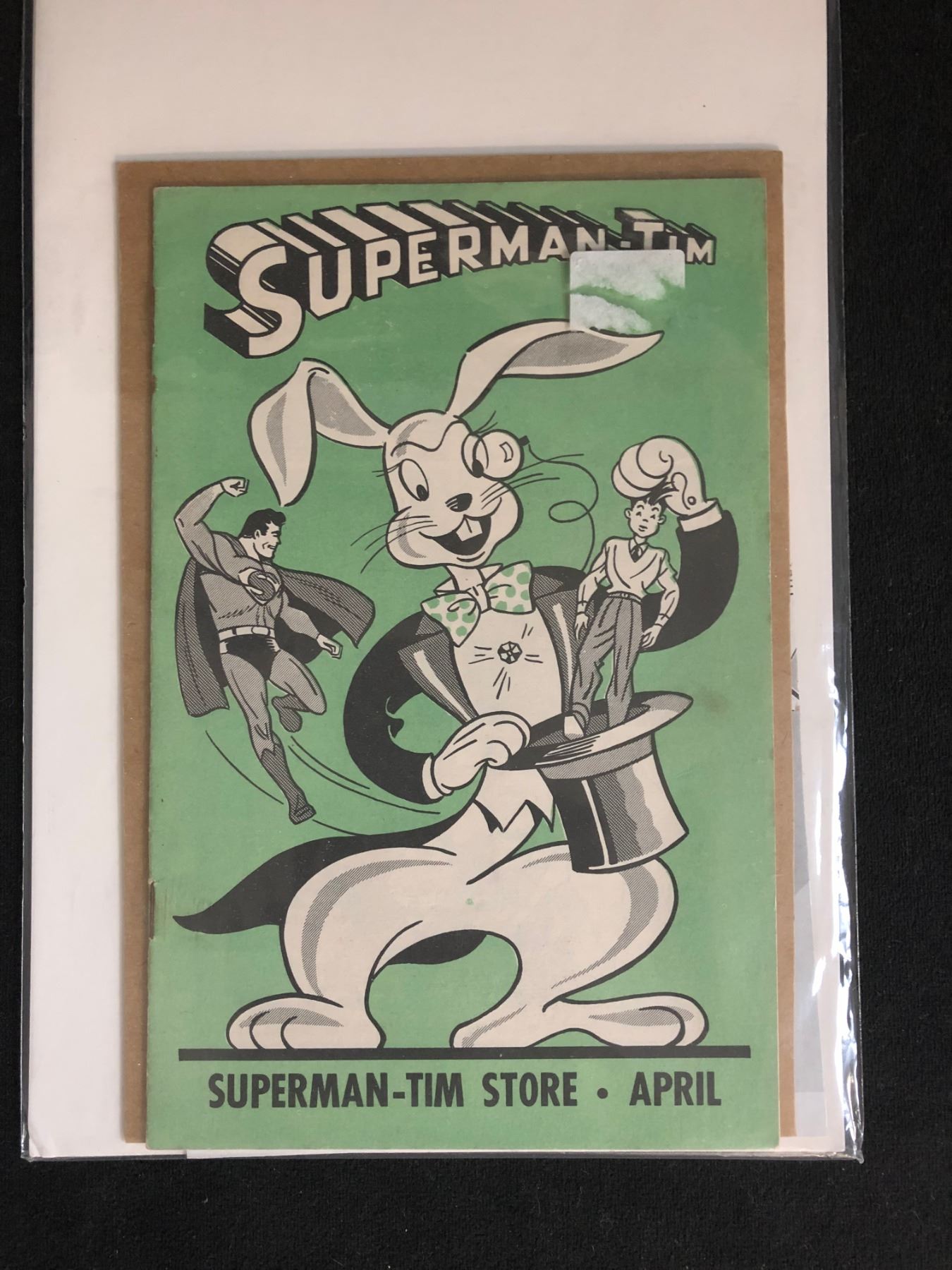 VINTAGE SUPERMAN-TIM COMIC BOOK