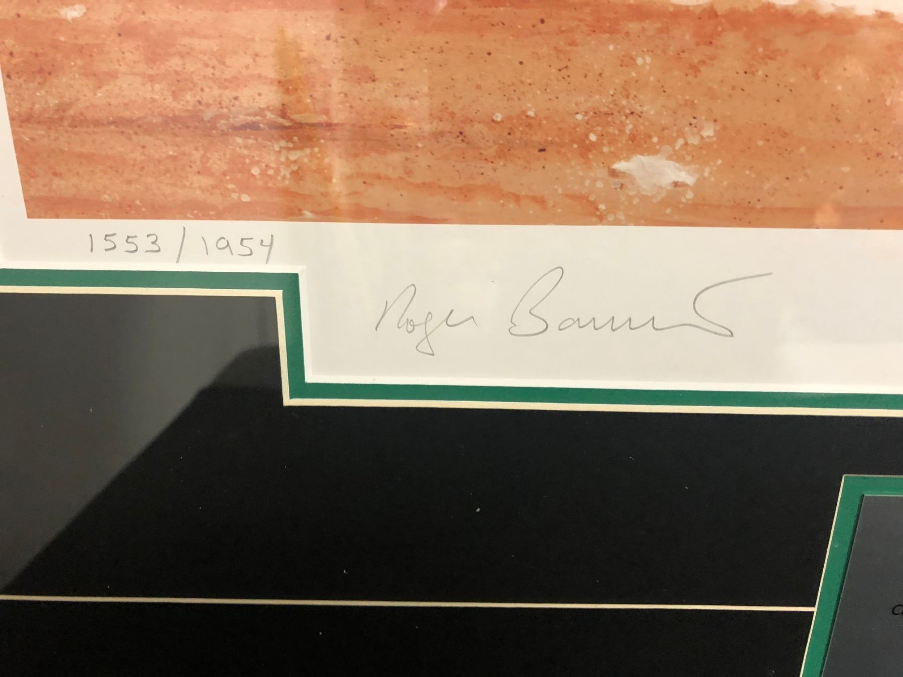 ROGER BANNISTER/ JOHN LANDY DUAL SIGNED "THE MIRACLE MILE" FRAMED ...