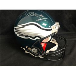 LESEAN McCOY SIGNED ON FIELD EAGLES HELMET W/ FANATICS HOLOGRAM