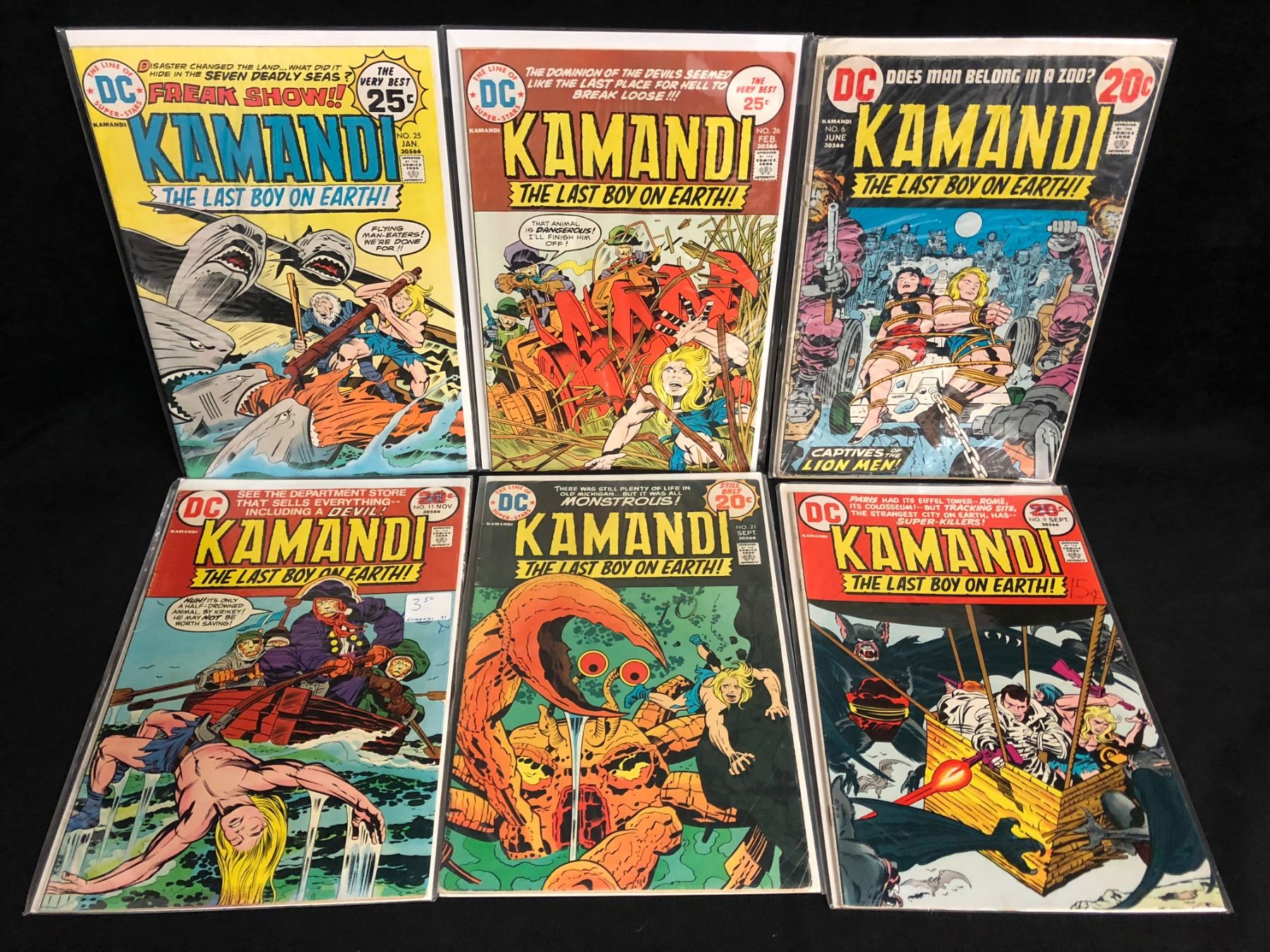 KAMANDI COMIC BOOK LOT (DC COMICS)