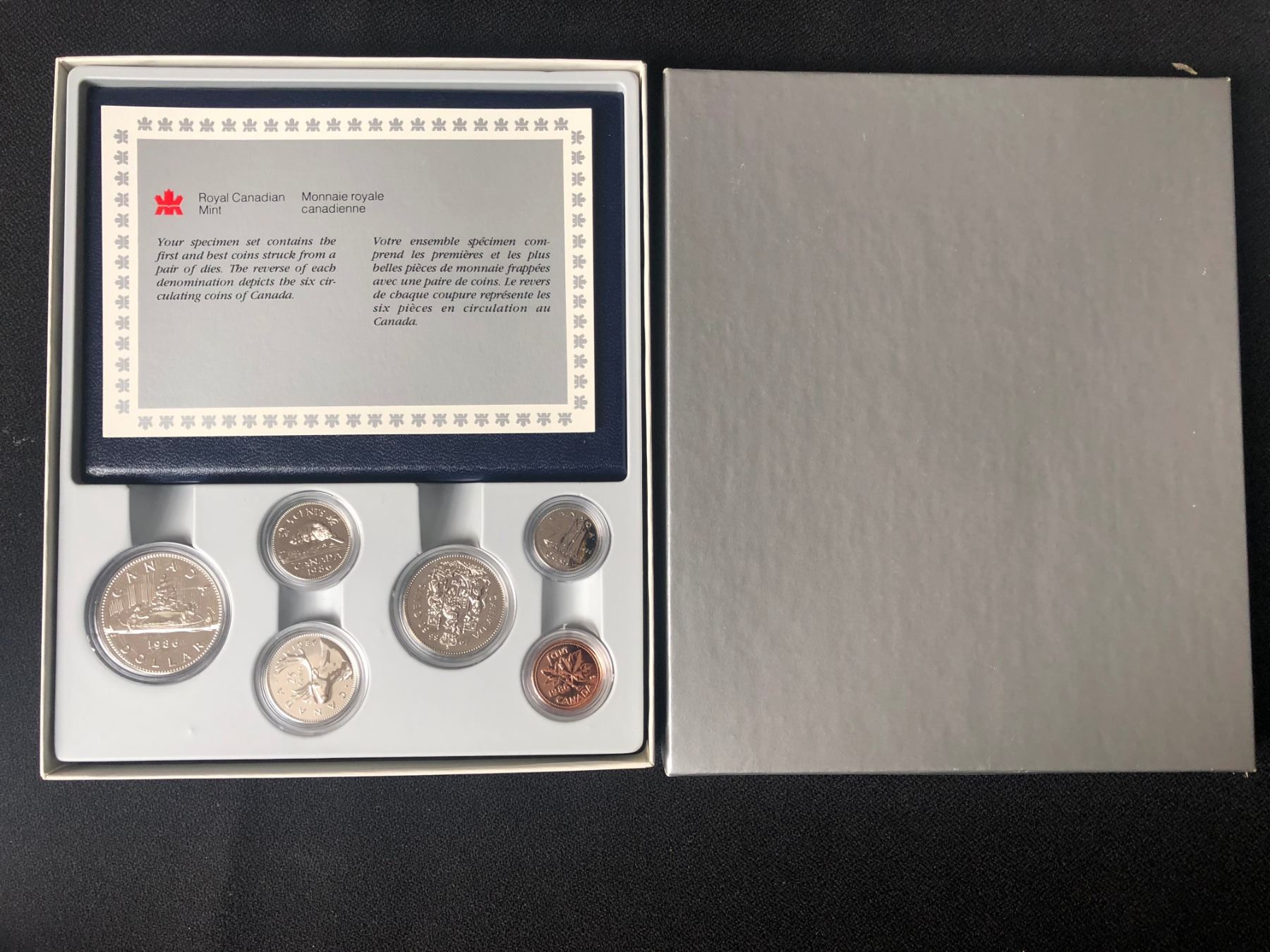 1986 ROYAL 6 PIECE CANADIAN COIN SET