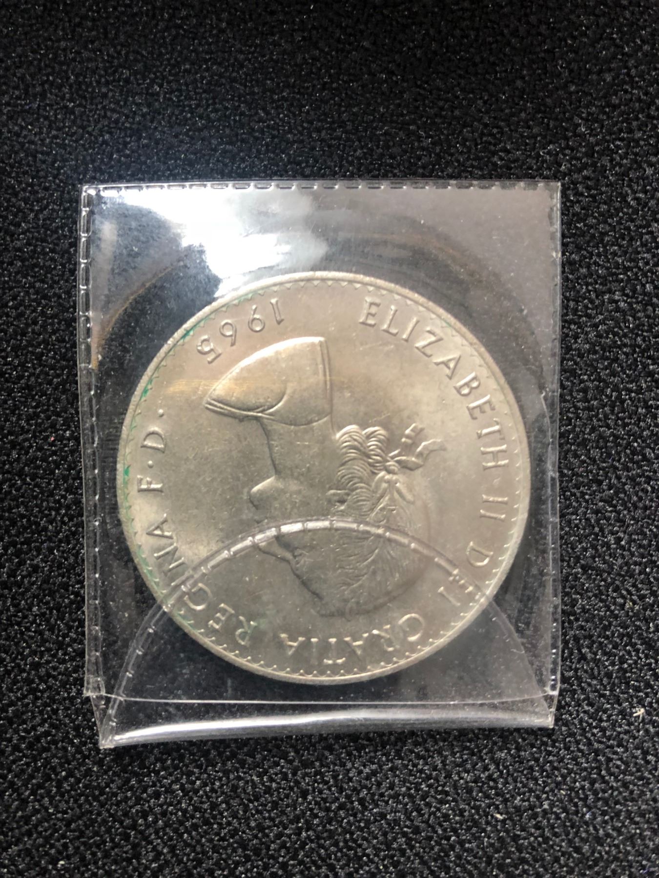 1965 Sir Winston Churchill Commemorative Crown Coin