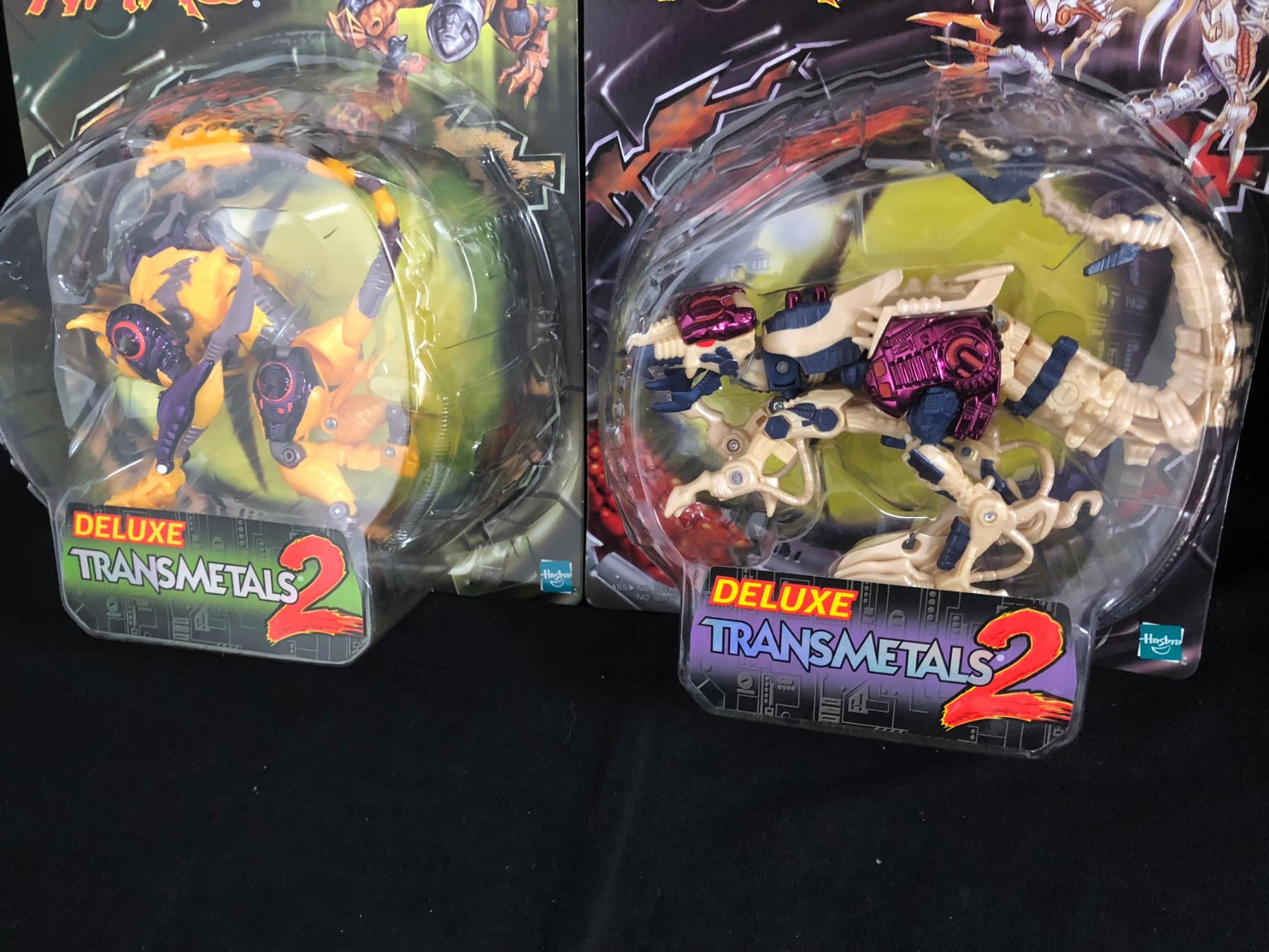 TRANSFORMERS BEAST WARS DELUXE TRANSMETALS 2 TOY LOT