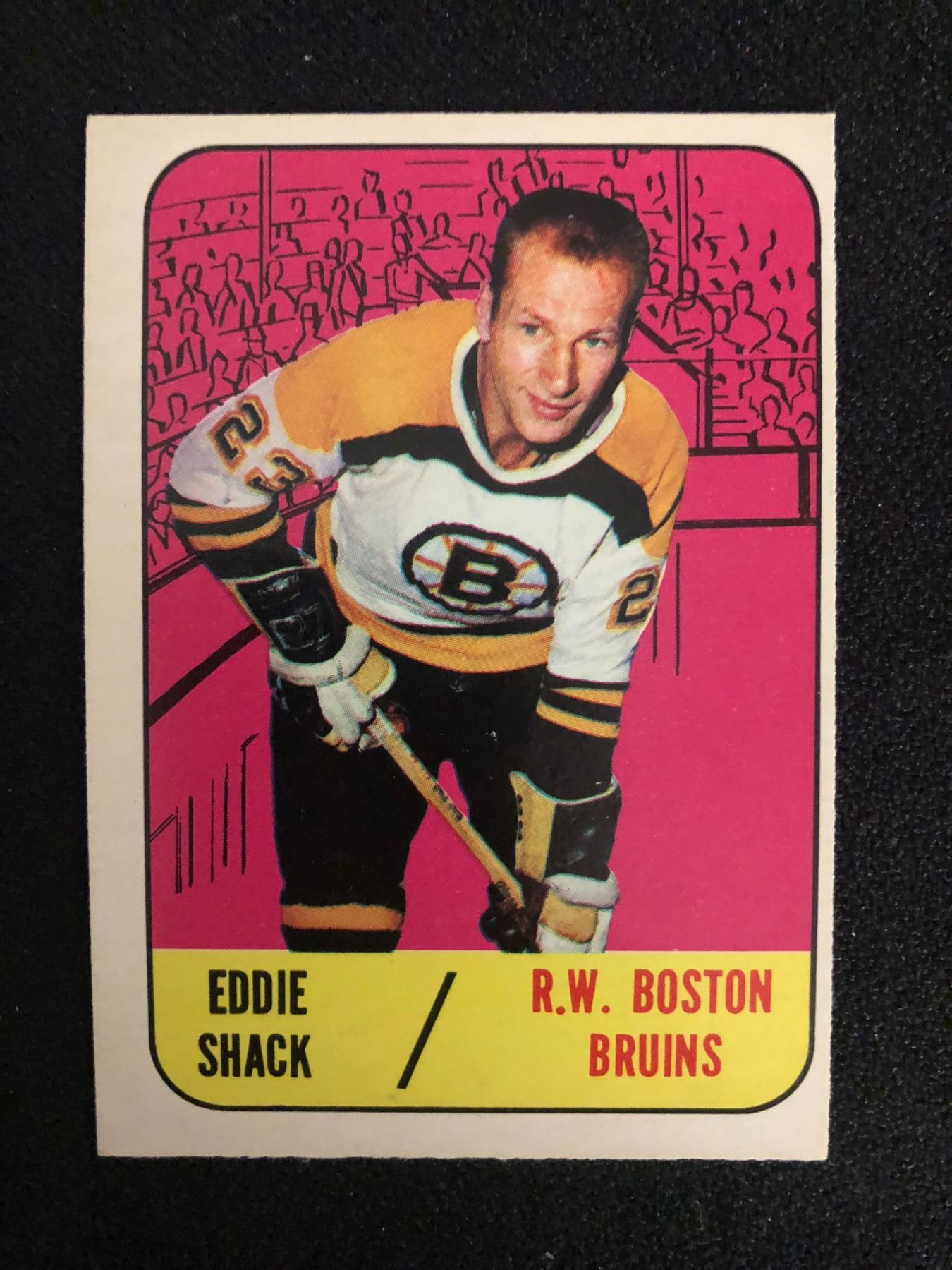 1967-68 Topps #34 EDDIE SHACK