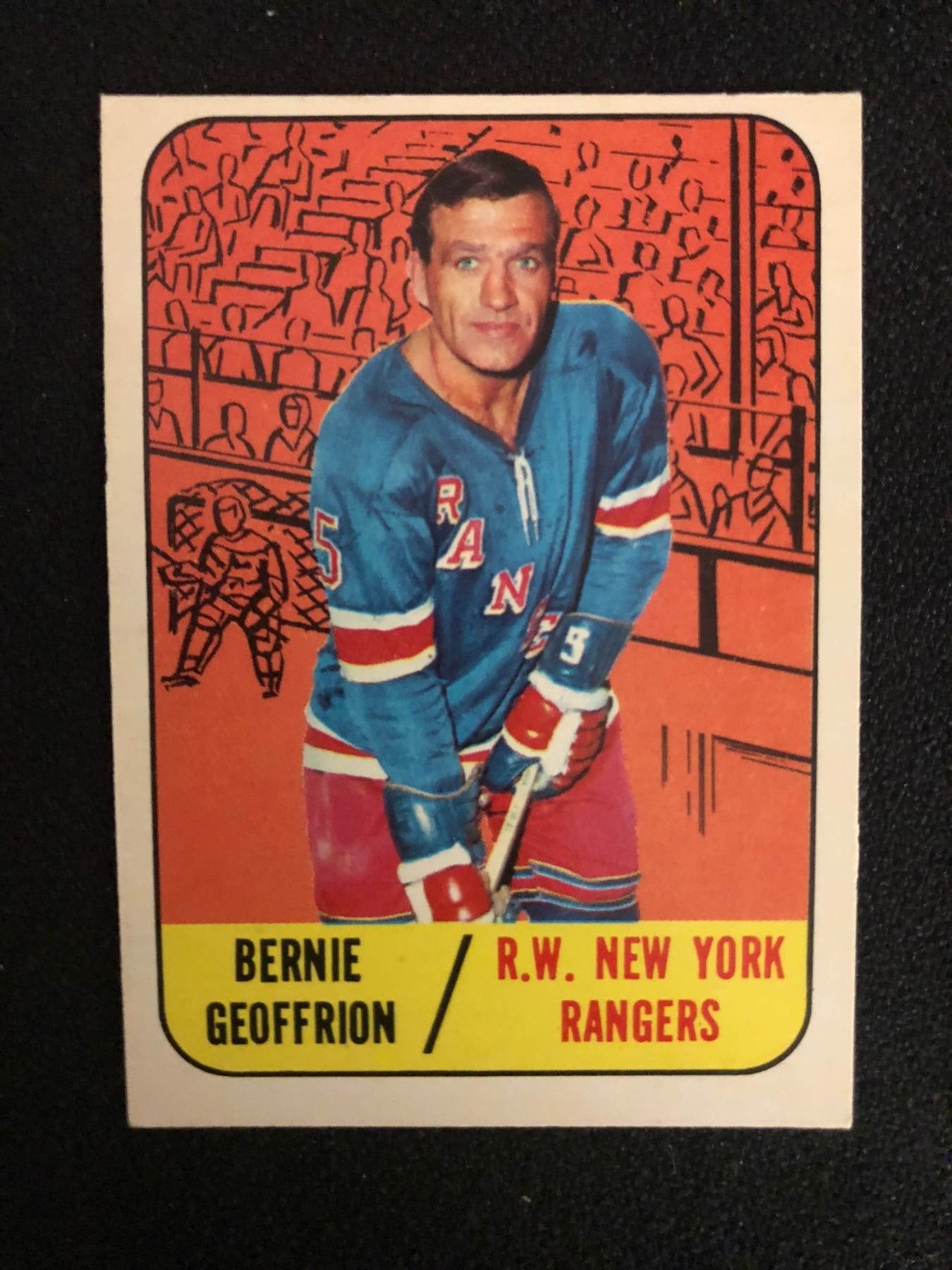 1967-68 Topps #29 BERNIE GEOFFRION