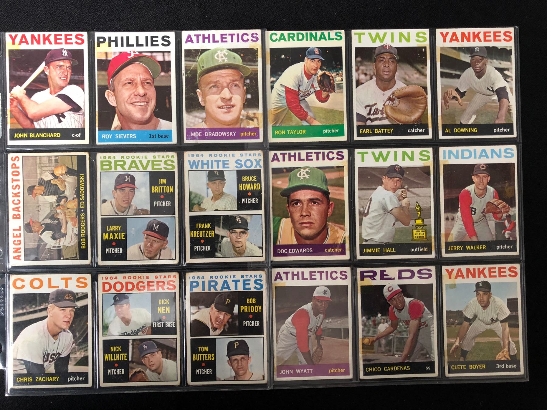 Vintage Baseball Card Lot
