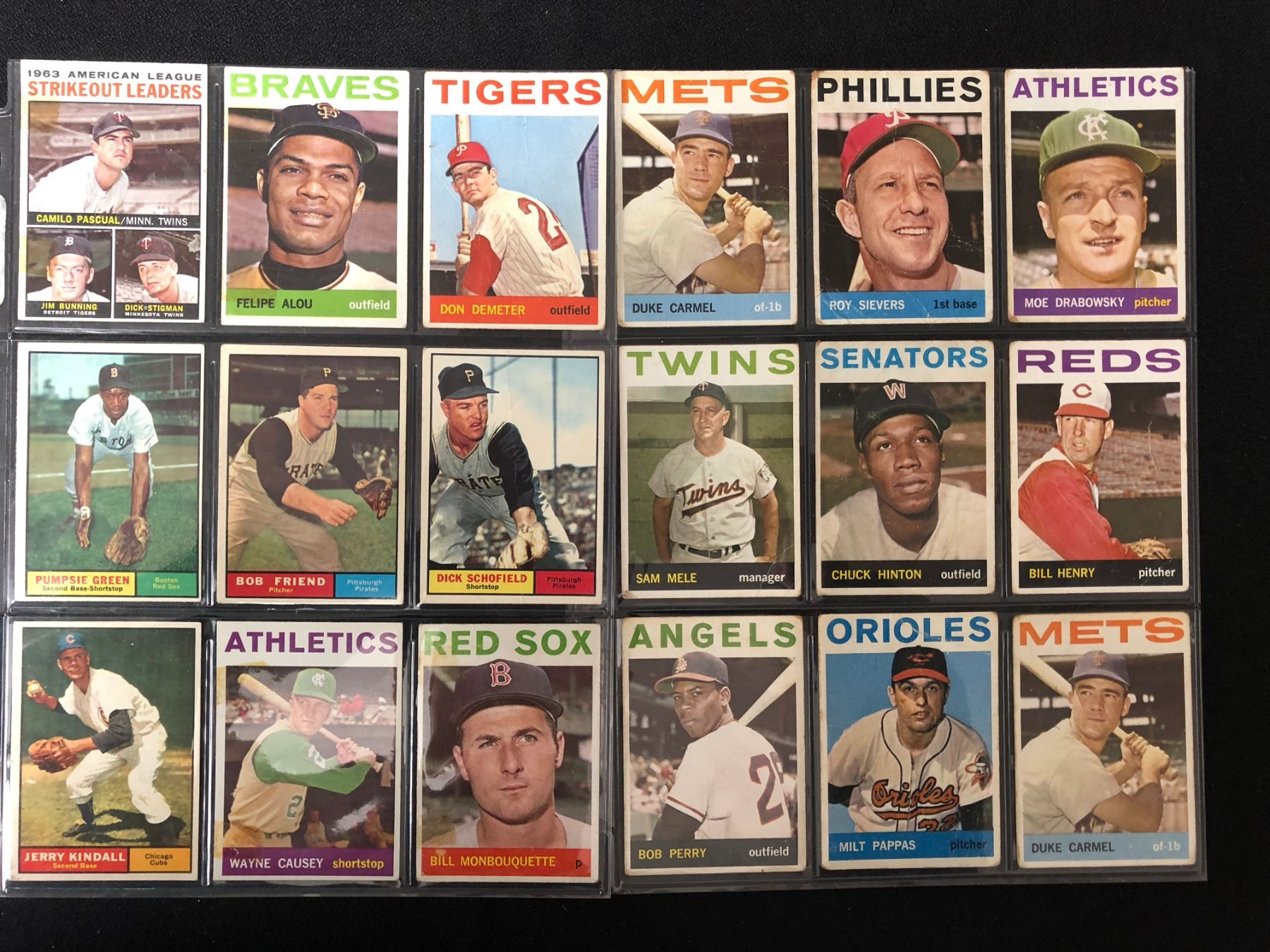 Vintage Baseball Card Lot