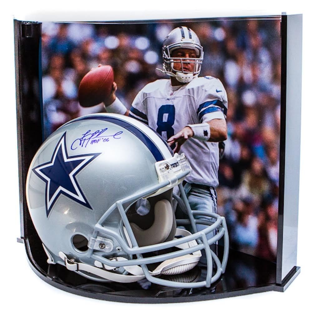 Troy Aikman Signed LE Cowboys Full-Size Authentic Pro-Line Helmet ...