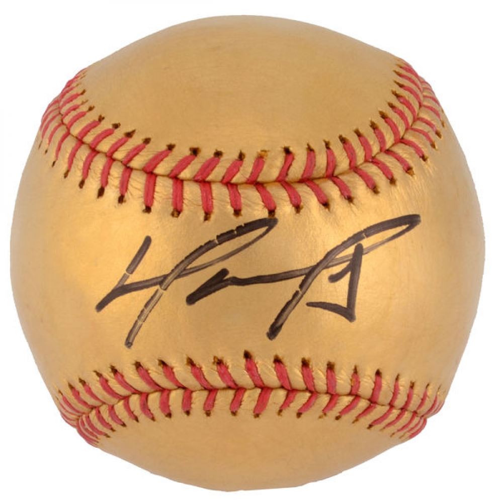 David Ortiz Signed LE 24K Gold Baseball (MLB)
