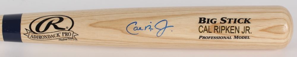 Cal Ripken Jr. Signed Rawlings Big Stick Professional Player Model ...