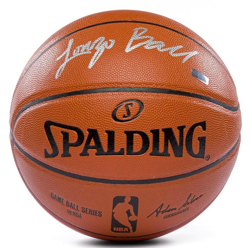 Lonzo Ball Signed Game Ball Series Basketball (Panini COA)