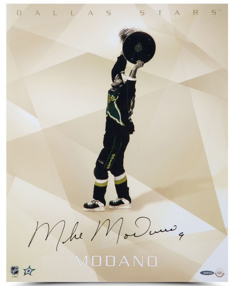 Mike Modano Signed Stars "1999 Stanley Cup" 16x20 Photo (UDA COA)