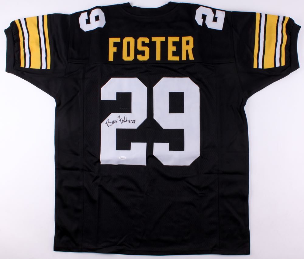 Barry Foster Signed Steelers Jersey (JSA COA)