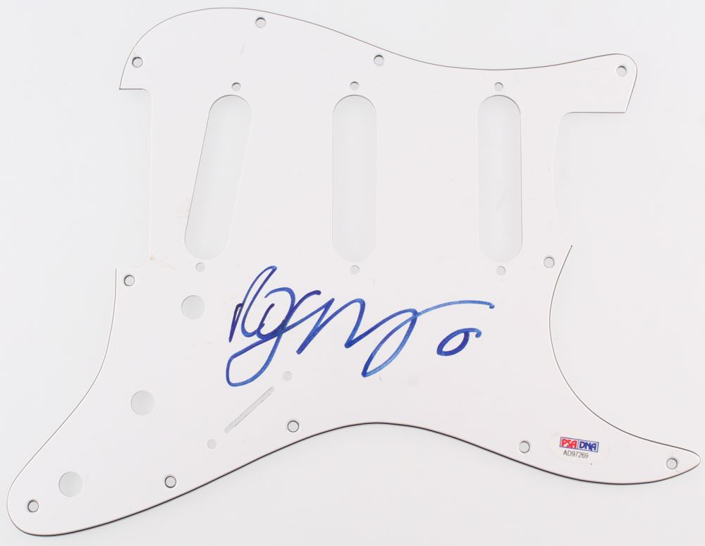 Robert Smith Signed Electric Guitar Pickguard (PSA COA)