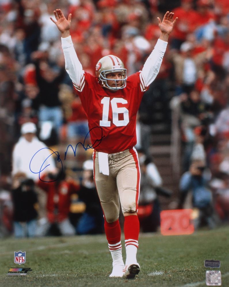 Joe Montana Signed 49ers 16x20 Photo (Radtke Hologram)