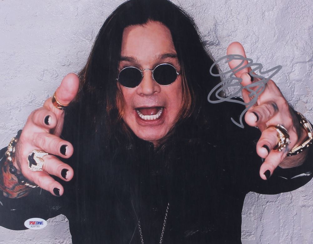 Ozzy Osbourne Signed 11x14 Photo (PSA COA)