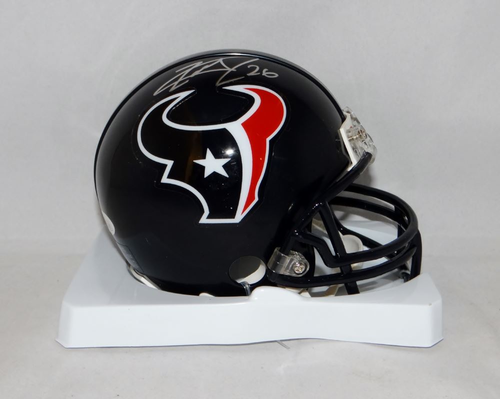 Lamar Miller Signed Texans Mini Helmet (JSA COA)