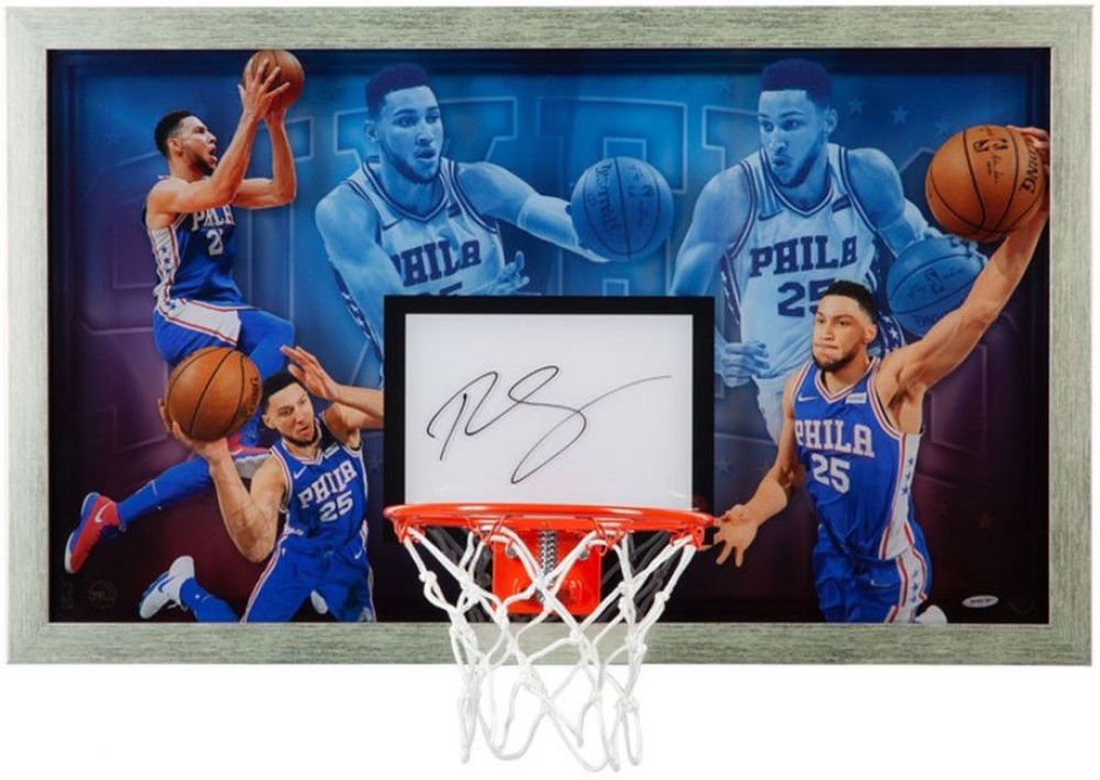 Ben Simmons Signed 18.5x30.5 Acrylic Backboard Display (UDA COA)