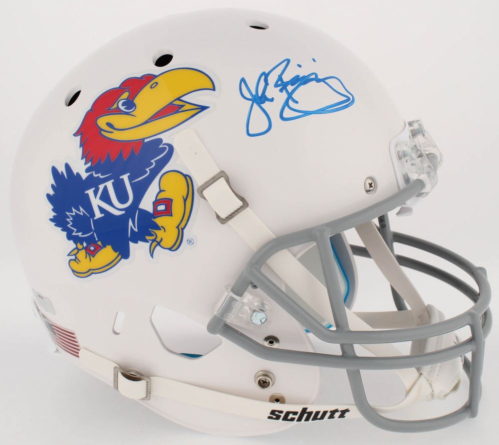 John Riggins Signed Kansas Jayhawks Full-Size Helmet (Radtke COA)