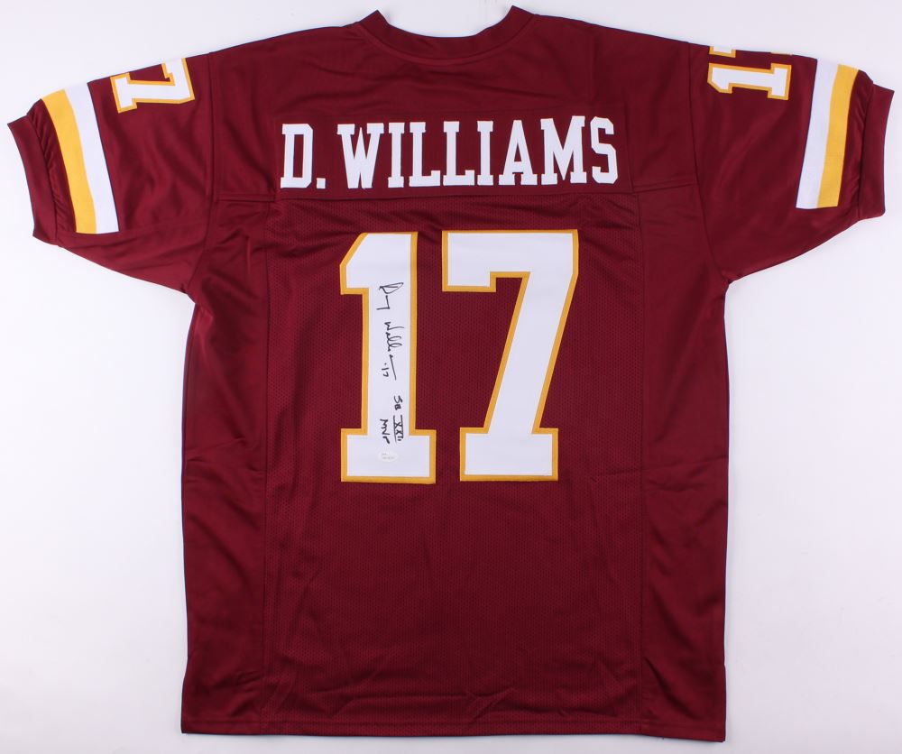 Doug Williams Signed Redskins Jersey Inscribed "SB XXII MVP" (JSA COA)