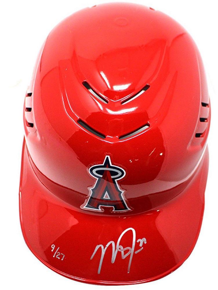 Mike Trout Signed Angels Limited Edition Full-Size Authentic On-Field ...