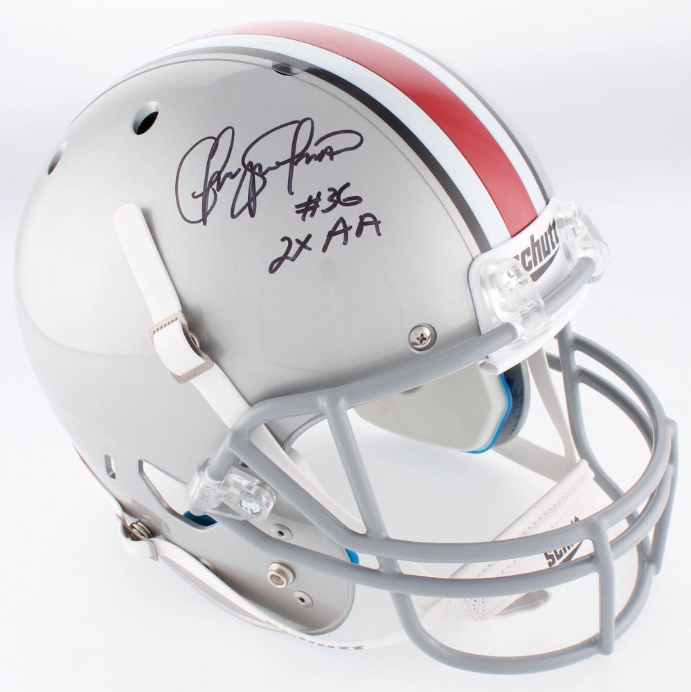 Chris Spielman Signed Ohio State Buckeyes Full-Size Helmet Inscribed ...