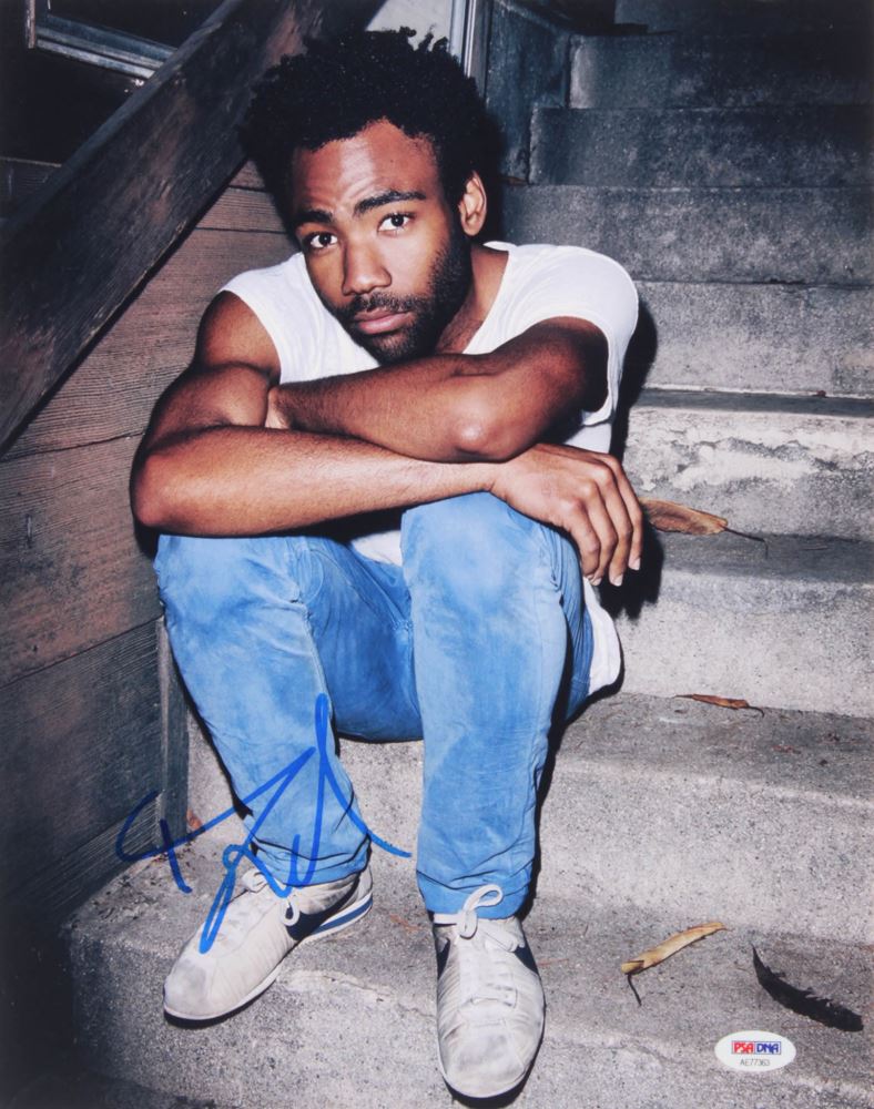 Donald Glover Signed 11x14 Photo (PSA COA)