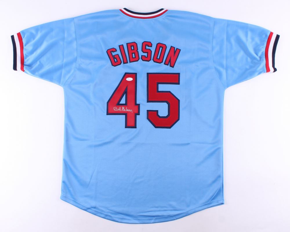 Bob Gibson Signed Cardinals Jersey (JSA COA)