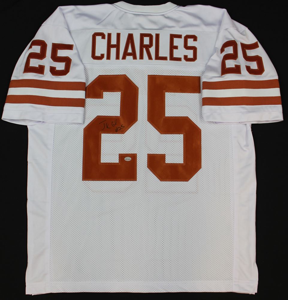 Jamaal Charles Signed Texas Longhorns Jersey (GTSM COA Charles Hologram)