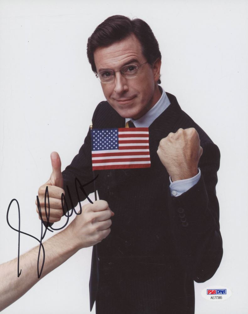 Stephen Colbert Signed 8x10 Photo (PSA COA)