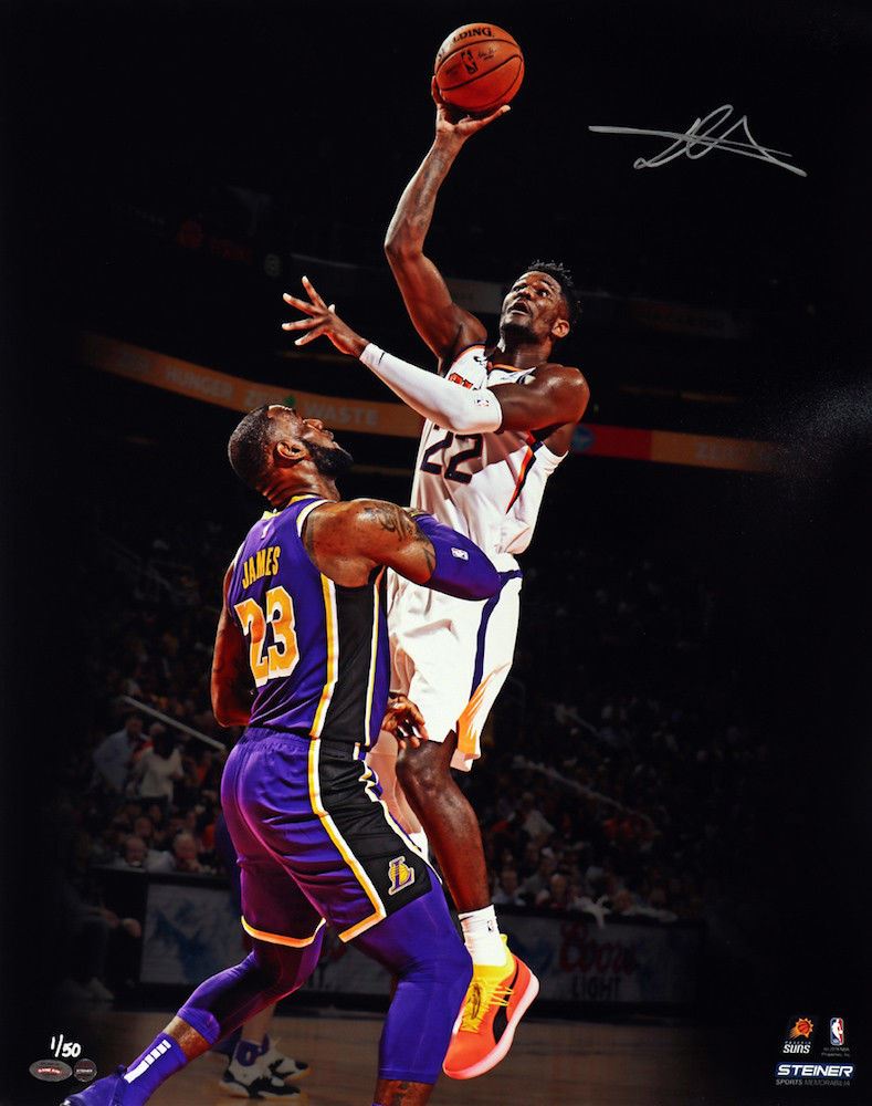 Deandre Ayton Signed Suns "Over LeBron" 16x20 Limited Edition Photo ...