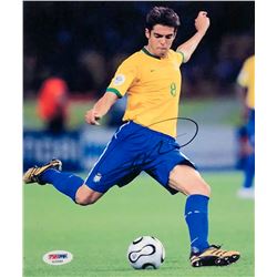 Kaka Signed Team Brazil 8x10 Photo (PSA COA)