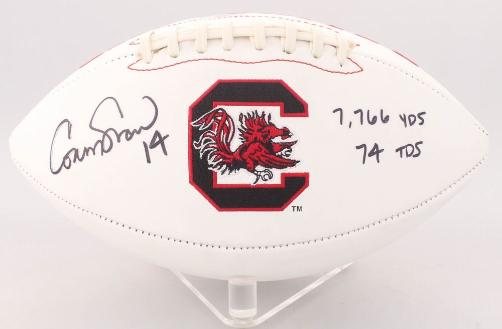 Connor Shaw Signed South Carolina Gamecocks Logo Football Inscribed ...