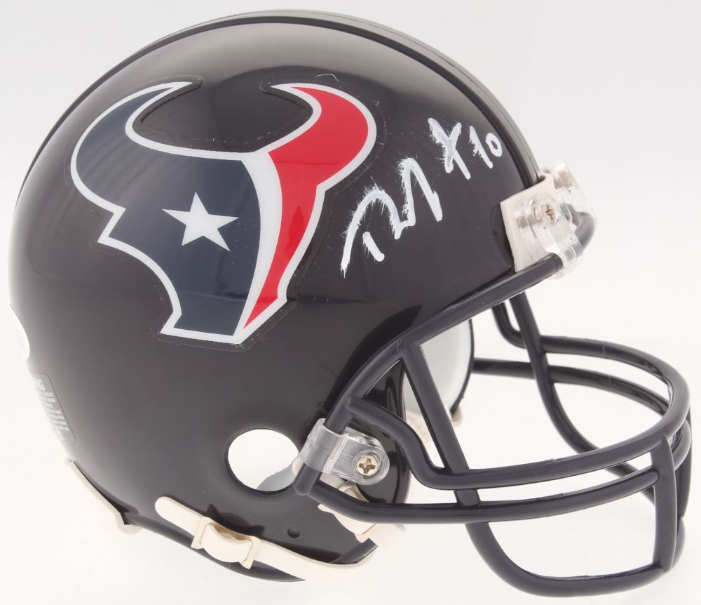 DeAndre Hopkins Signed Texans Mini Helmet (JSA COA)