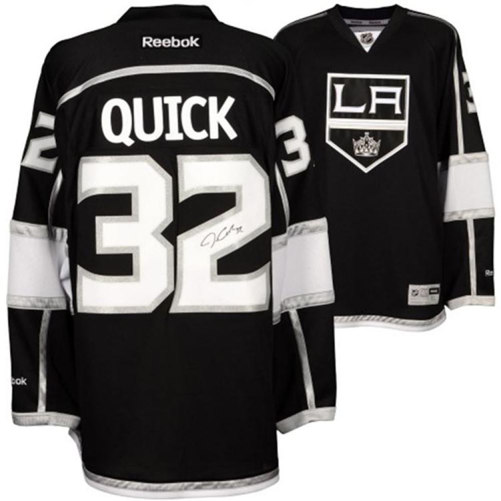 Jonathan Quick Signed Kings Jersey (Steiner COA)