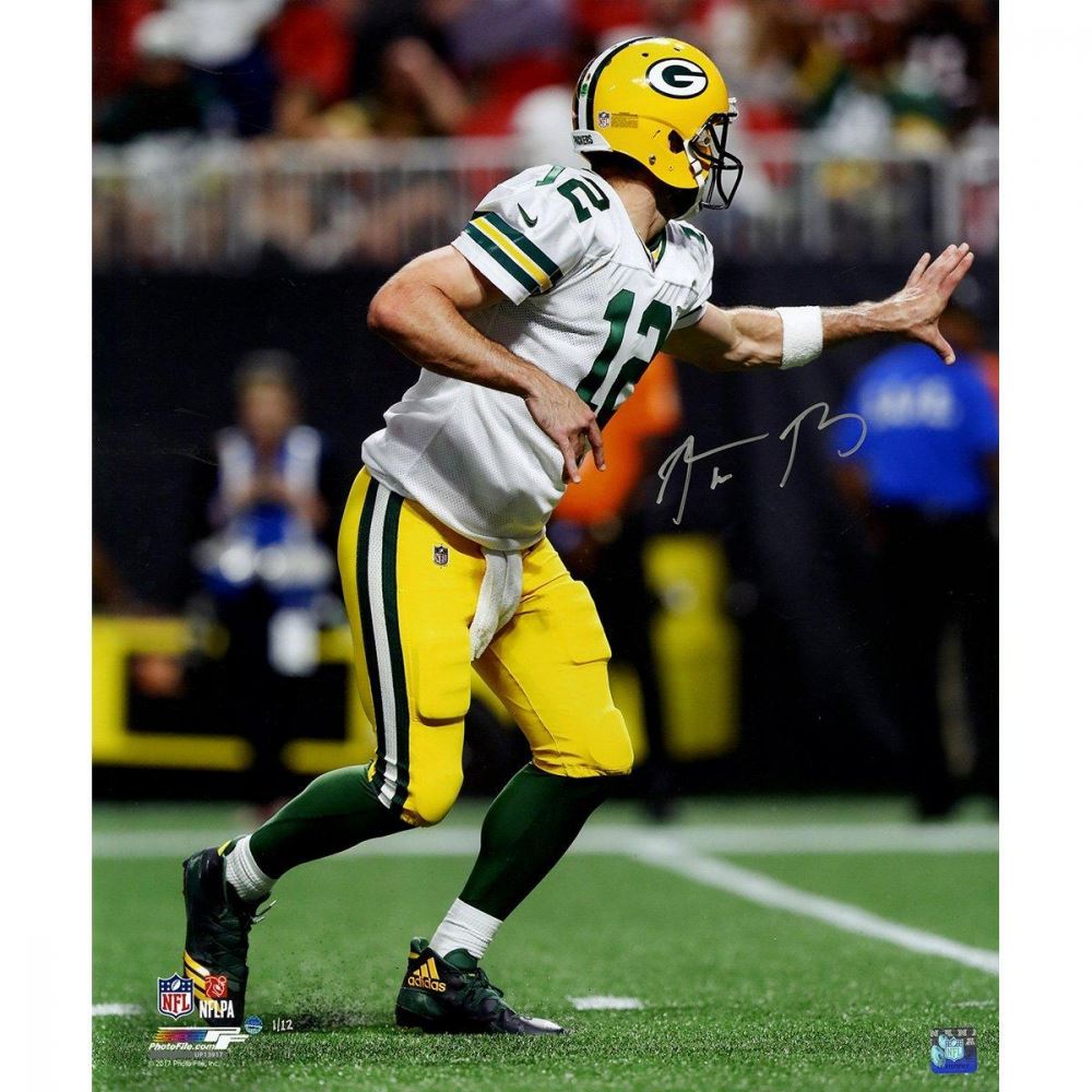 Aaron Rodgers Signed Packers "300th TD Pass" 20x24 Photo (Steiner COA)