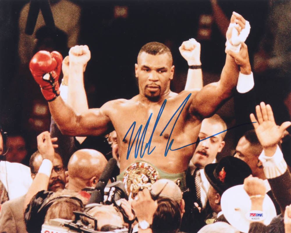 Mike Tyson Signed 11x14 Photo (PSA COA)