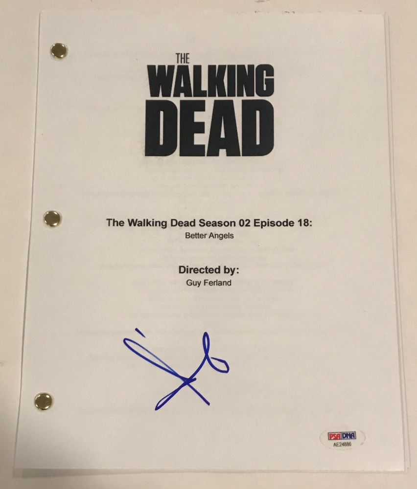 Andrew Lincoln Signed "The Walking Dead" Full-Episode Script (PSA COA)