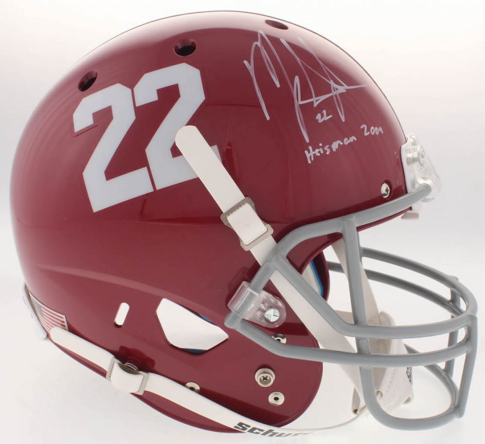 Mark Ingram Signed Alabama Crimson Tide Full-Size Helmet Inscribed ...
