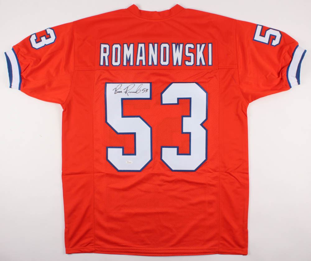 Bill Romanowski Signed Broncos Jersey (JSA COA)