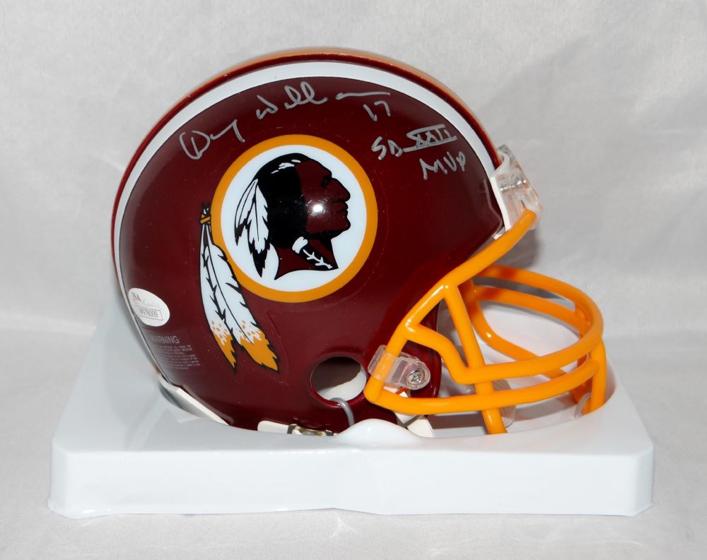 Doug Williams Signed Redskins Mini Helmet Inscribed "SB XXII MVP" (JSA COA)