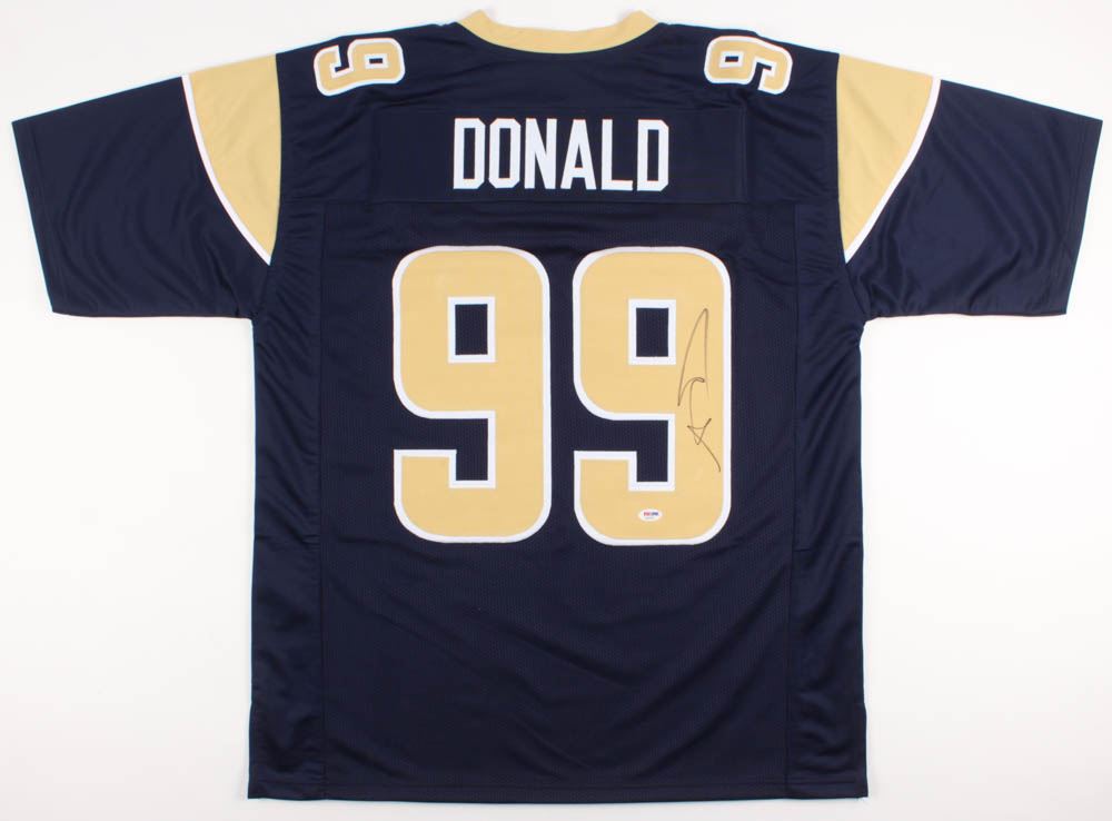Aaron Donald Signed Los Angeles Rams Jersey (PSA COA)