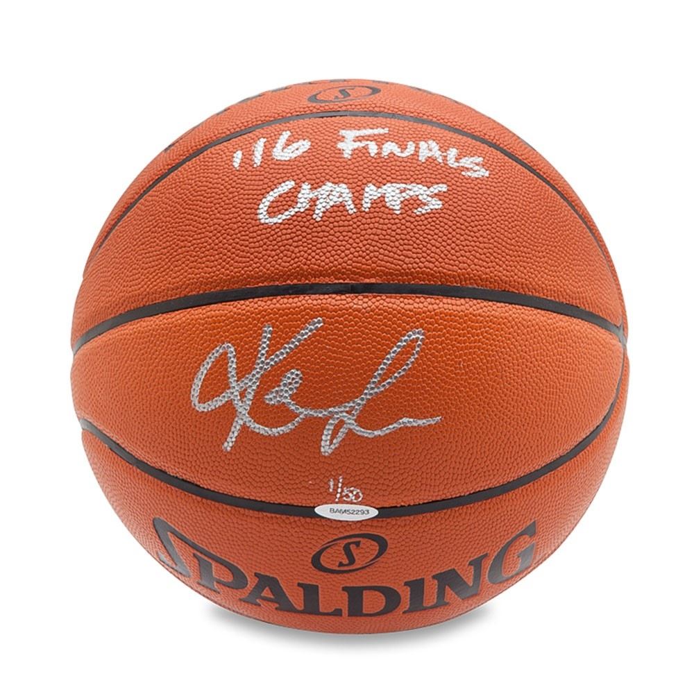 Kevin Love Signed LE Basketball Inscribed "'16 Finals Champs" (UDA COA)