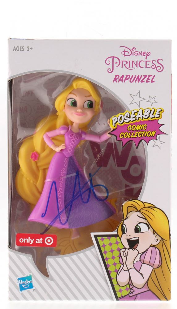 Mandy Moore Signed "Tangled" Rapunzel Disney Princess Figure (PSA COA)