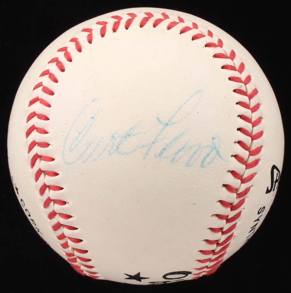 Curt Flood Signed OL Baseball (JSA LOA)